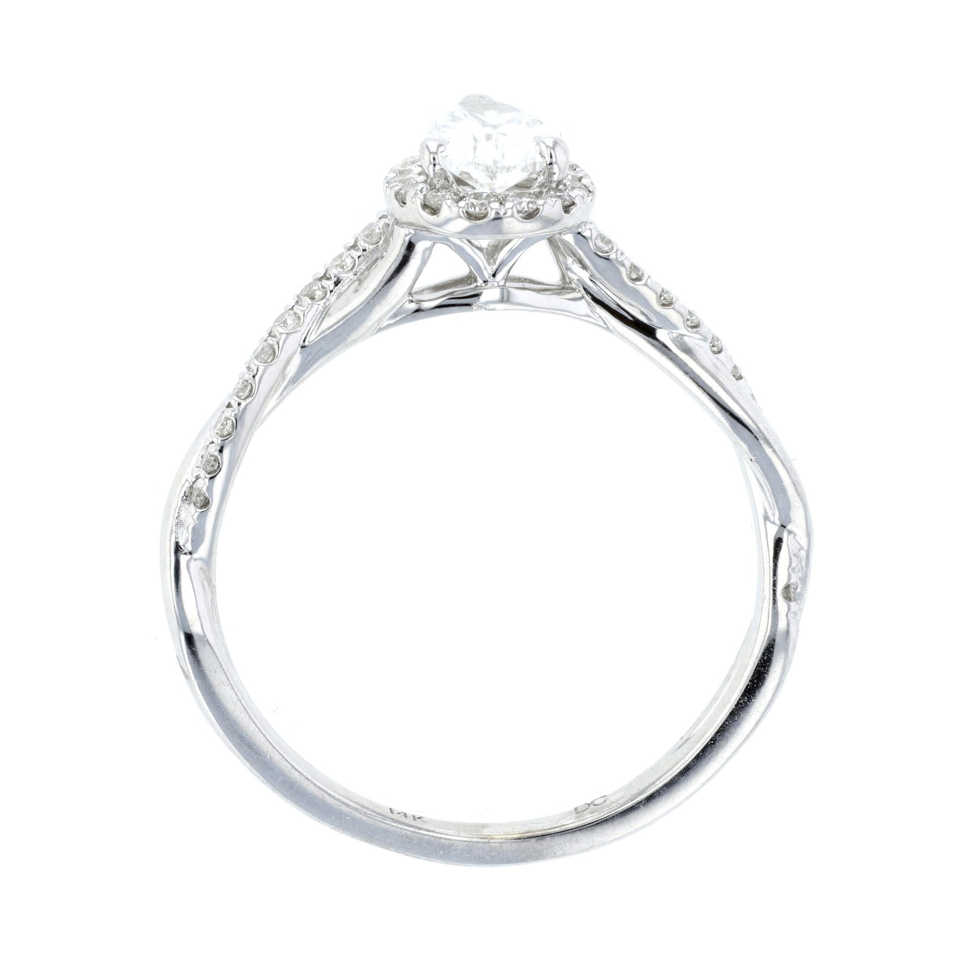 Pear Cut Engagement Rings – Don Conkey and Sons
